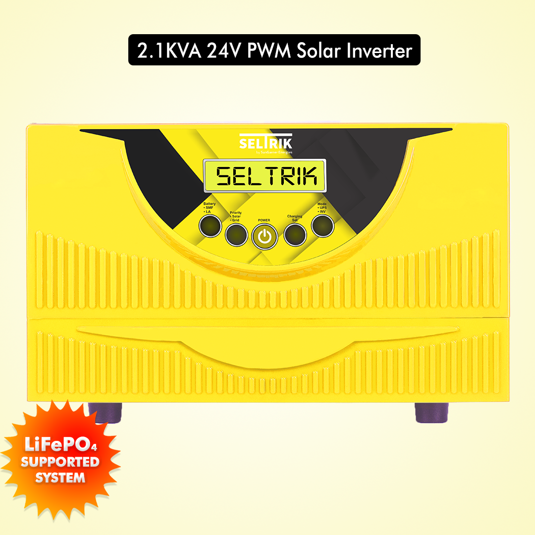Seltrik 2100VA 24V PWM Lithium-ion Supported Solar Inverter for your H ...